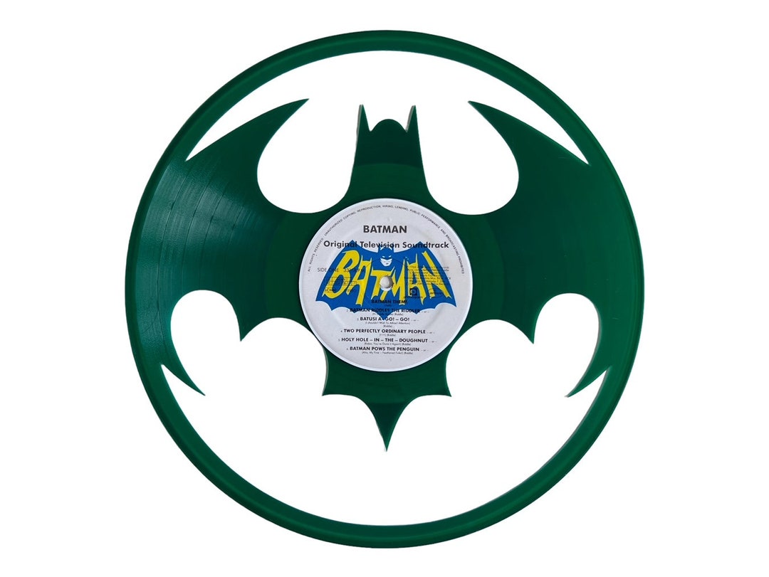BATMAN Vinyl Record Art GREEN VINYL - Etsy