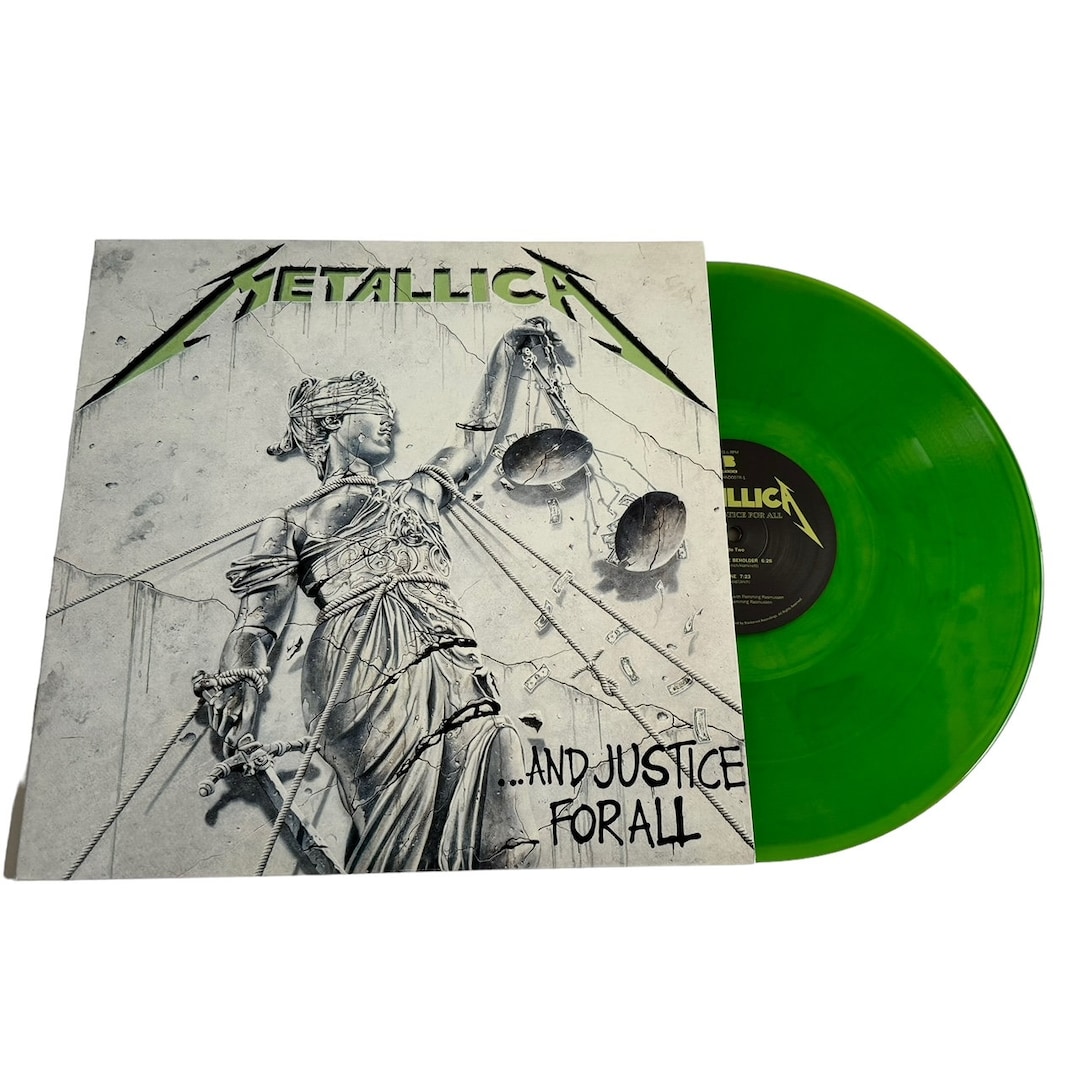 Metallica - ...and Justice for All - Green Vinyl DOUBLE ALBUM 180 Gram ...