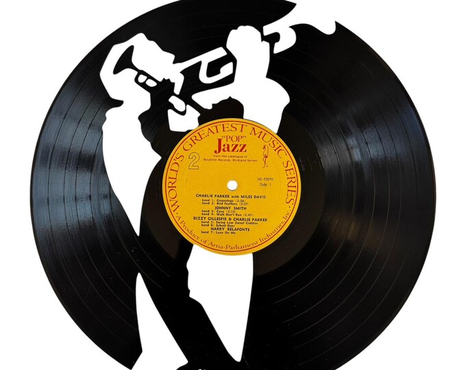 Jazz Trumpet Vinyl Record Art - Etsy