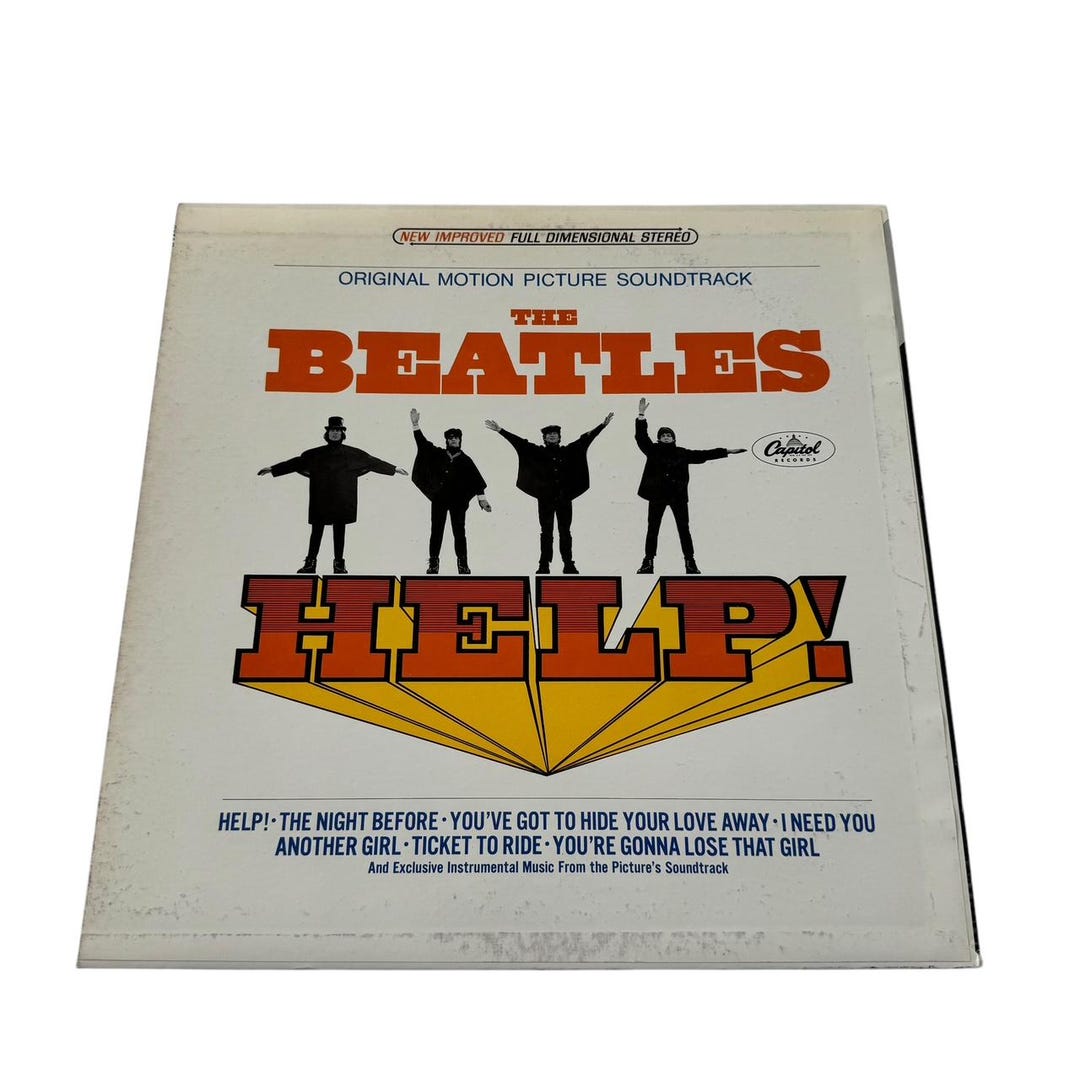 Beatles - Help Original Motion Picture Soundtrack (1965) Stereo 1-2386 ...