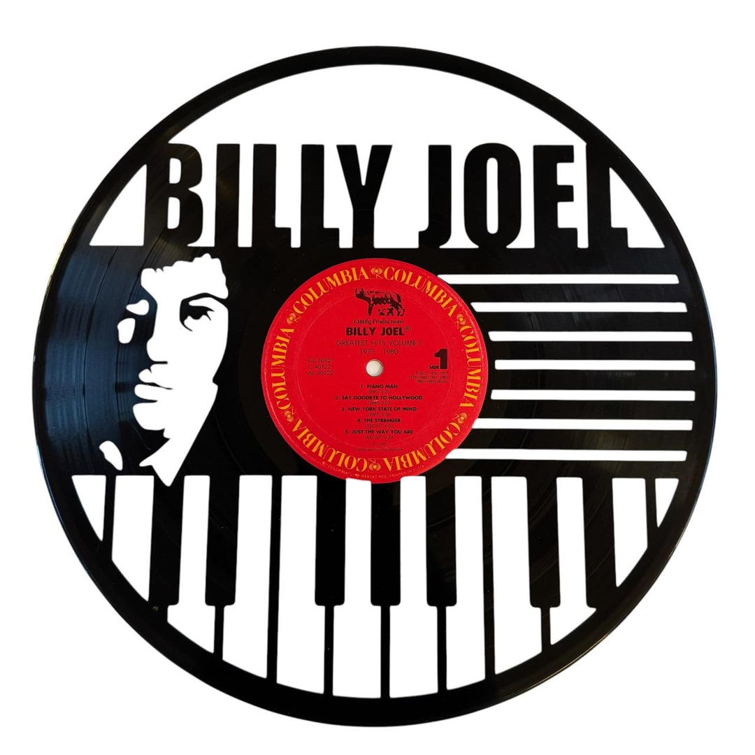 Billy Joel Vinyl Record Art - Greatest Hits Album - Etsy