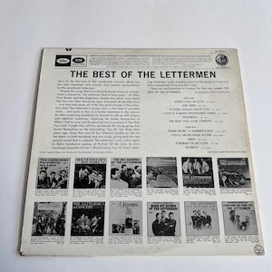 The Lettermen - the Best of the Lettermen (1966) - Etsy