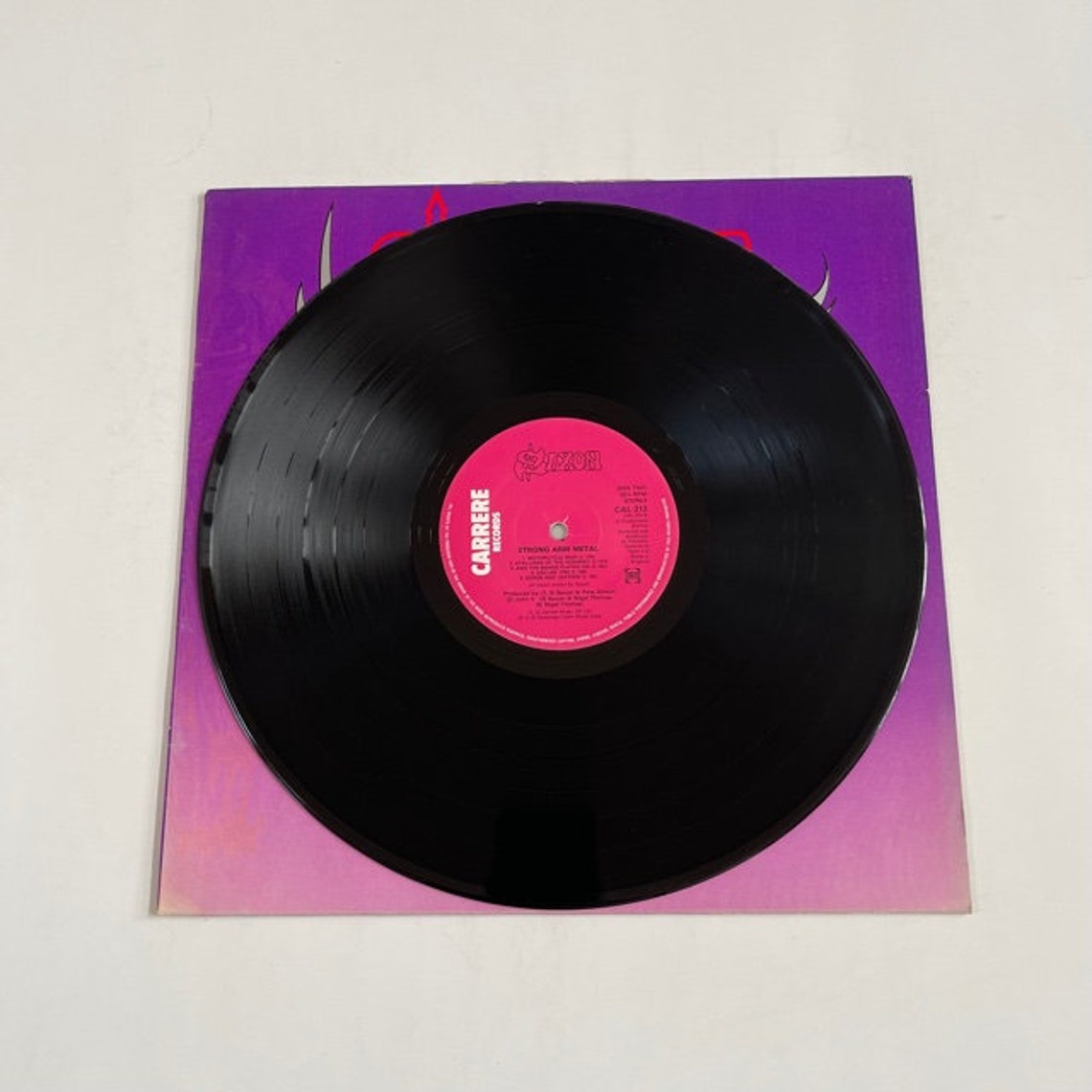 Saxon Strong Arm Metal 1984 - Etsy