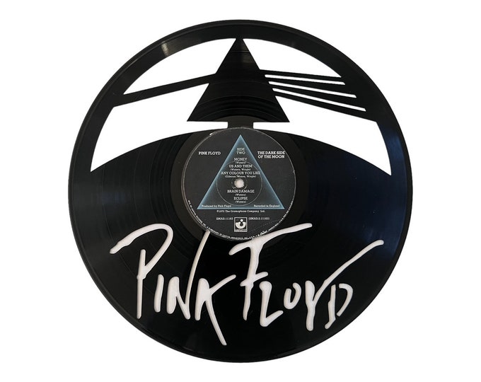 Pink Floyd Vinyl Record Art Dark Side of the Moon - Etsy