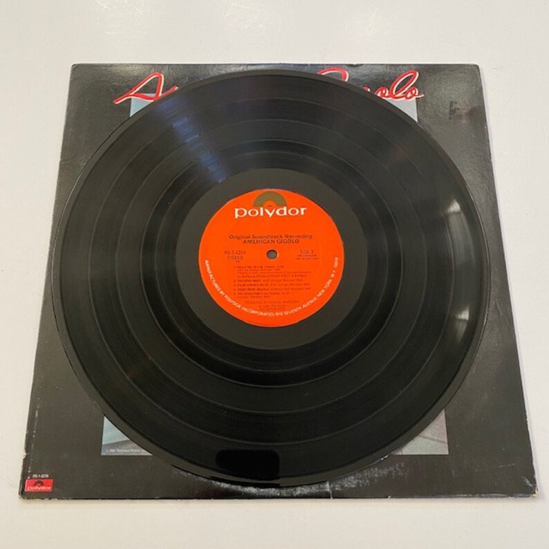 American Gigilo - Motion Picture Soundtrack (1980) - Etsy