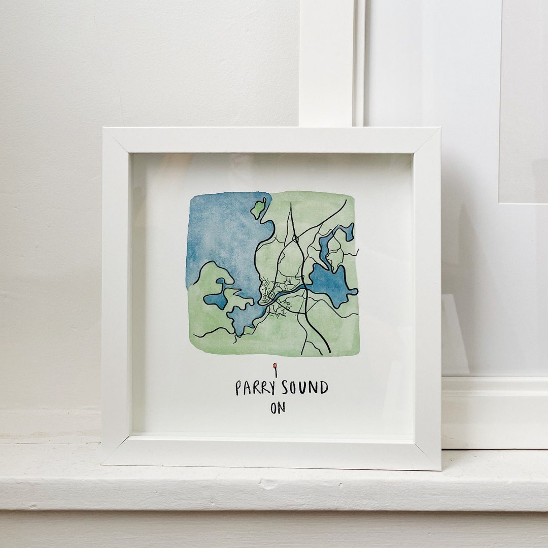 Custom Map Illustrations Watercolour Maps Map Art Map - Etsy