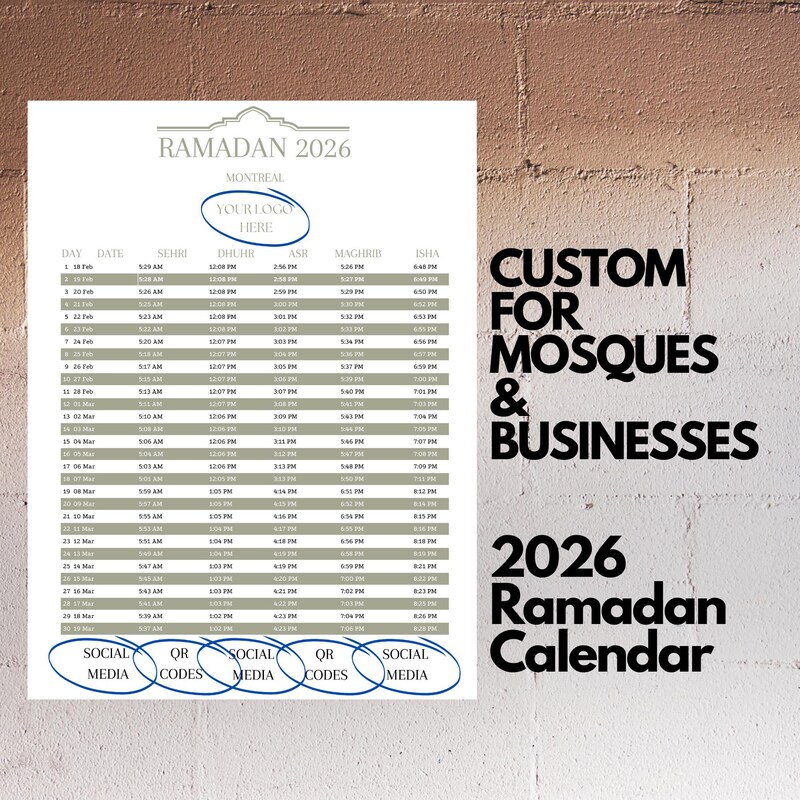 Ramadan Poster 2026 - Etsy