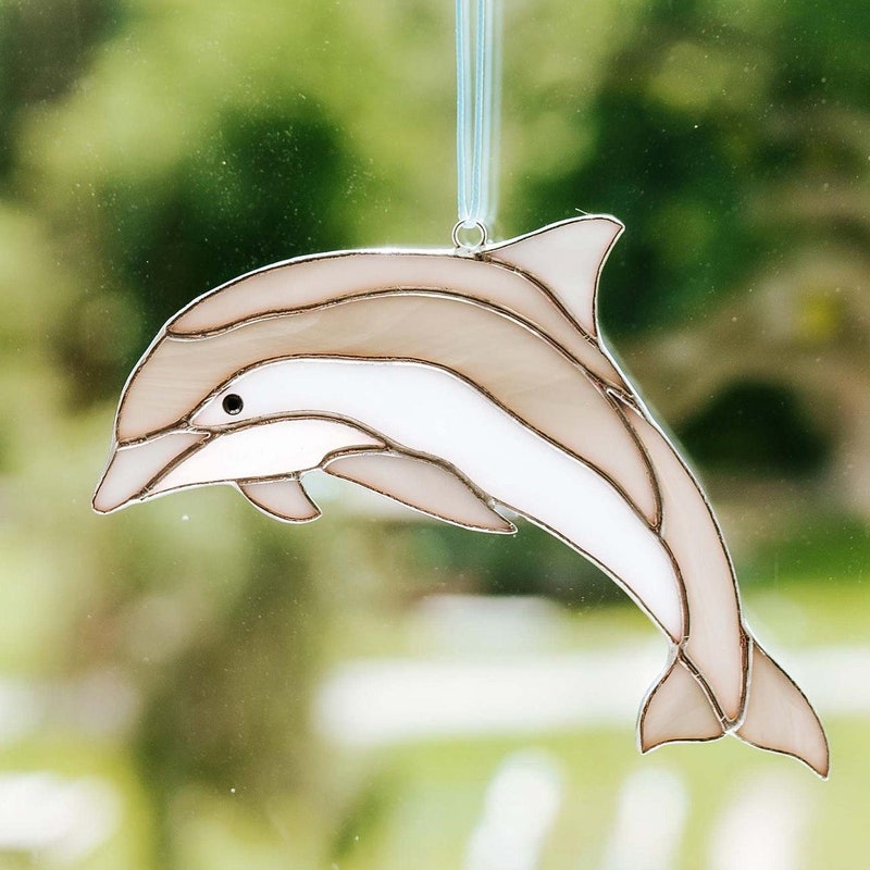 Dolphin Suncatcher - Etsy