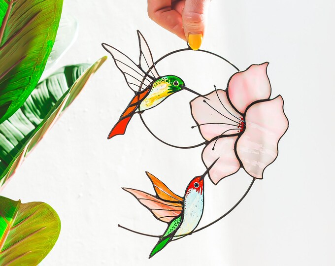 Stained Glass Lady Slipper Flower - Etsy