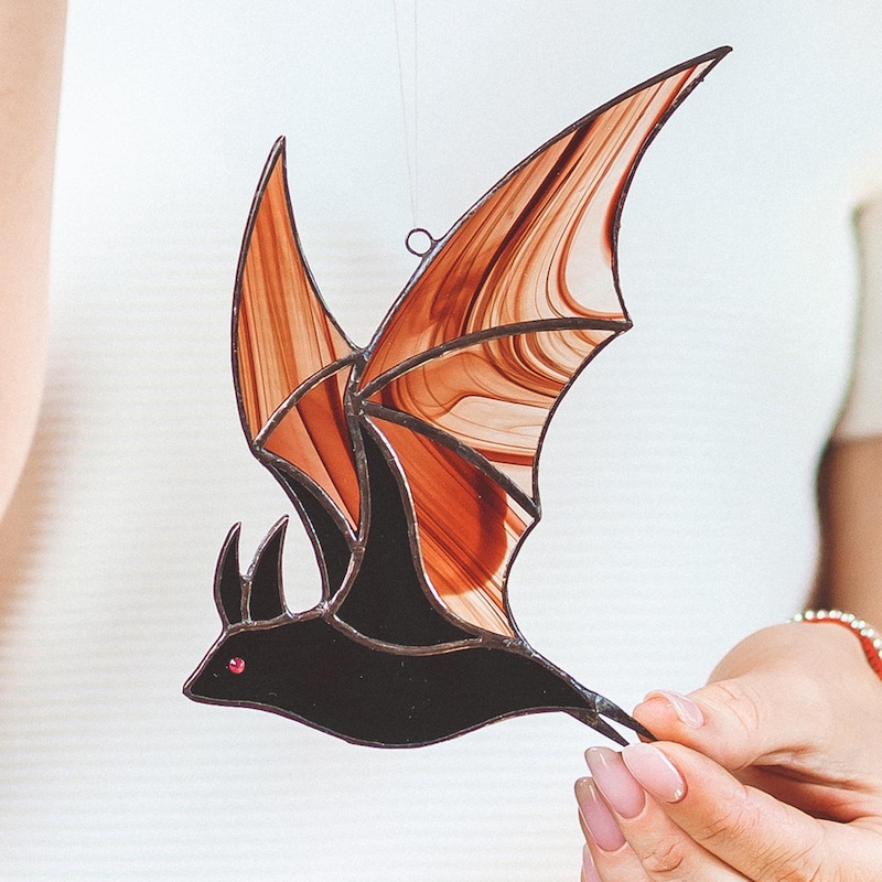 Bat Stained Glass Pattern - Etsy