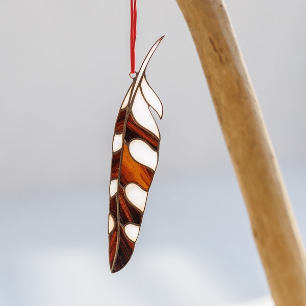 Glass Feather - Etsy