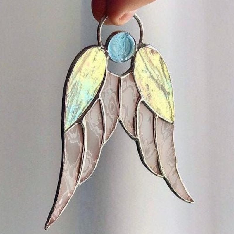 Angel Wings Stained Glass - Etsy