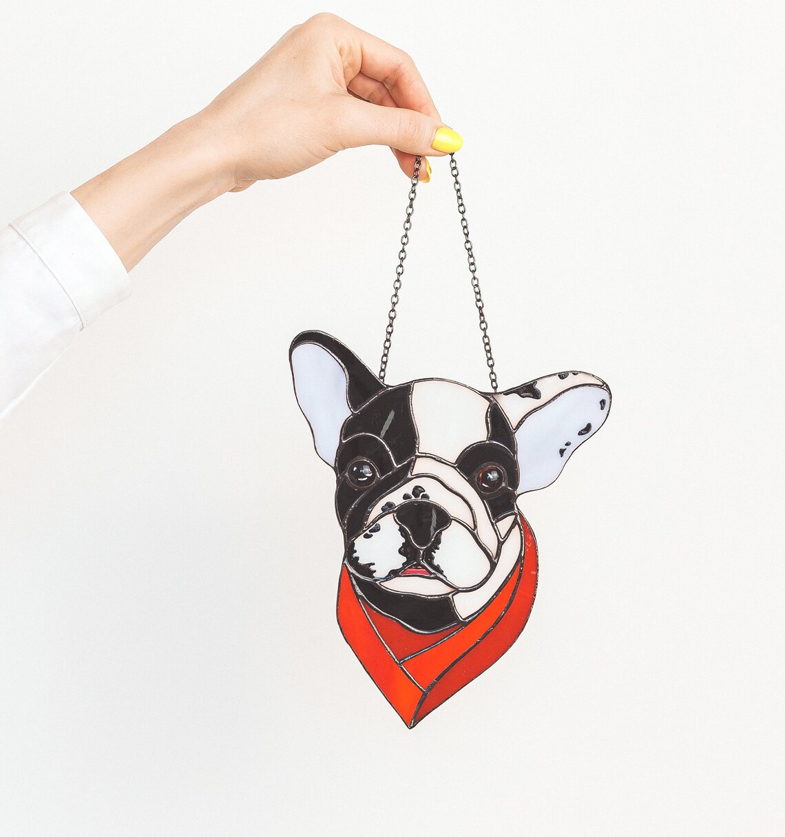 Dog Suncatcher Stained Glass Window Hanging Dog Lover Gift - Etsy