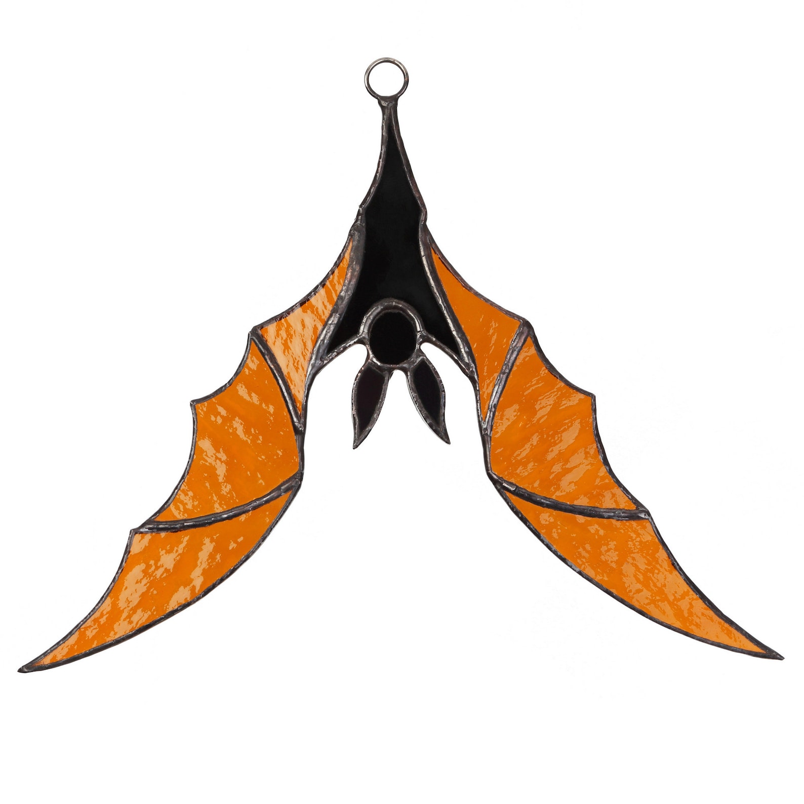 Halloween Bat Stained Glass Decor Window Hangings Stained - Etsy