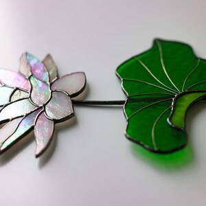 Stained Glass Lotus Table Decor for Living Room Arrangement for Table ...
