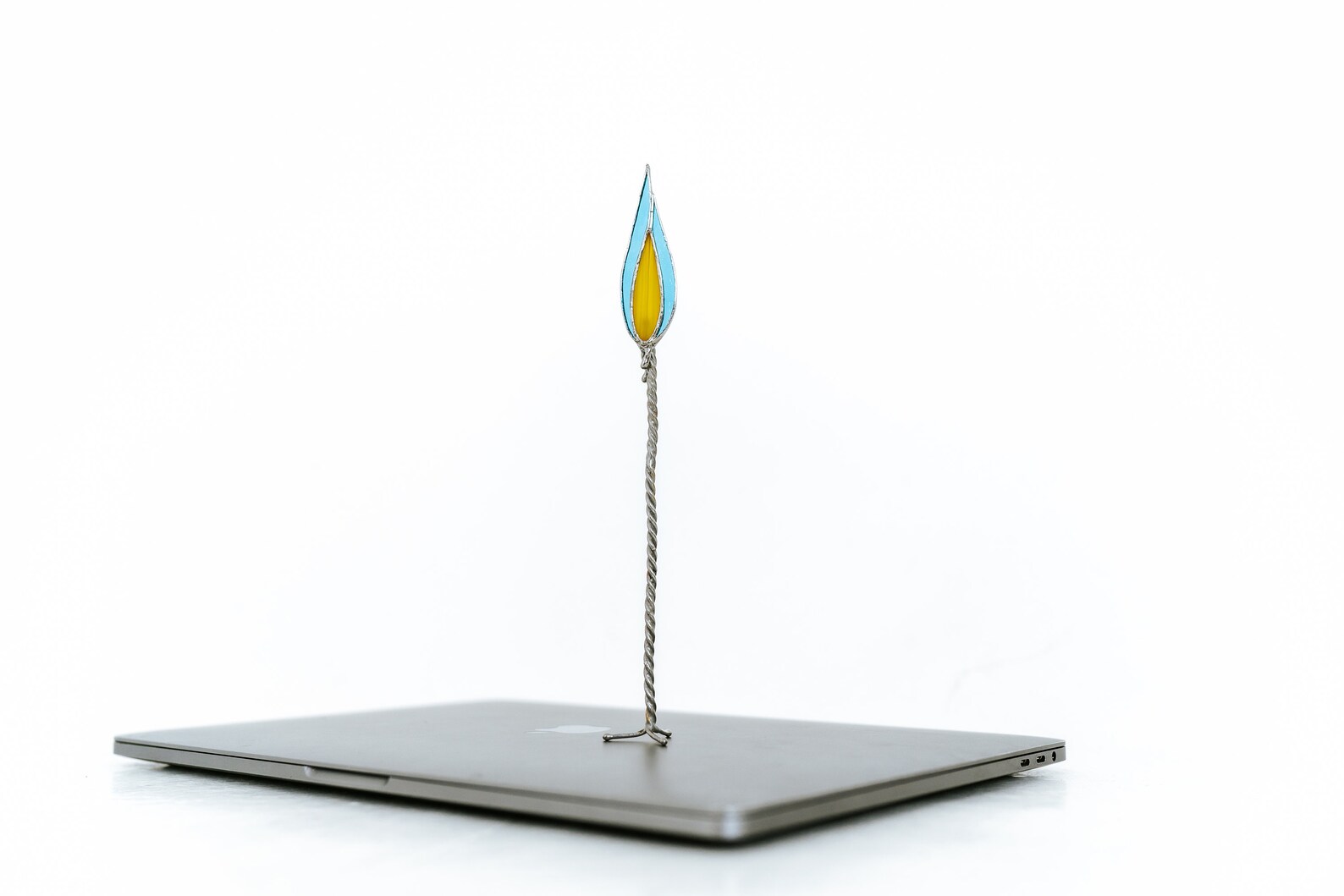 Stained Glass Candle Slava Ukraine Geroyam Slava - Etsy