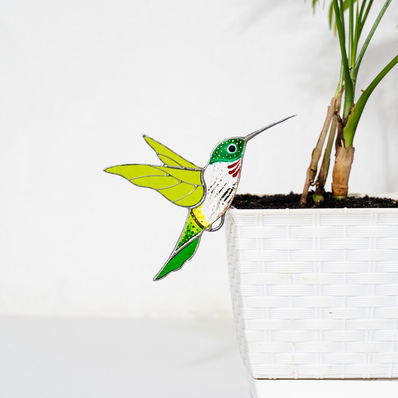 Glass Hummingbird - Etsy