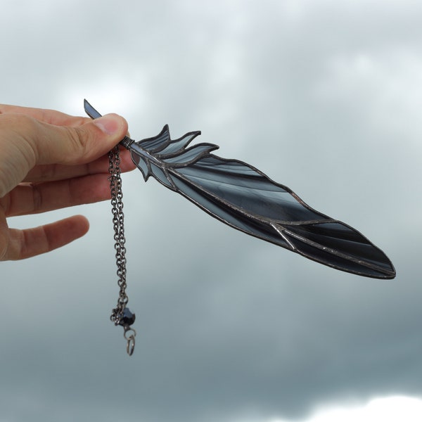 Black Crow Feather - Etsy