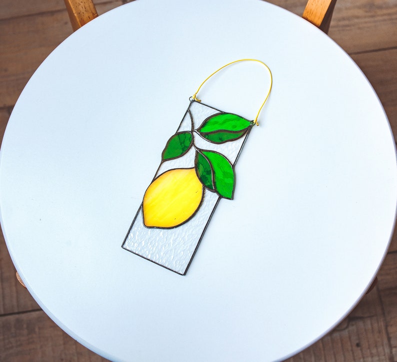 Stained Glass Panel Suncatcher Kitchen Decor Mothers Day Gift - Etsy