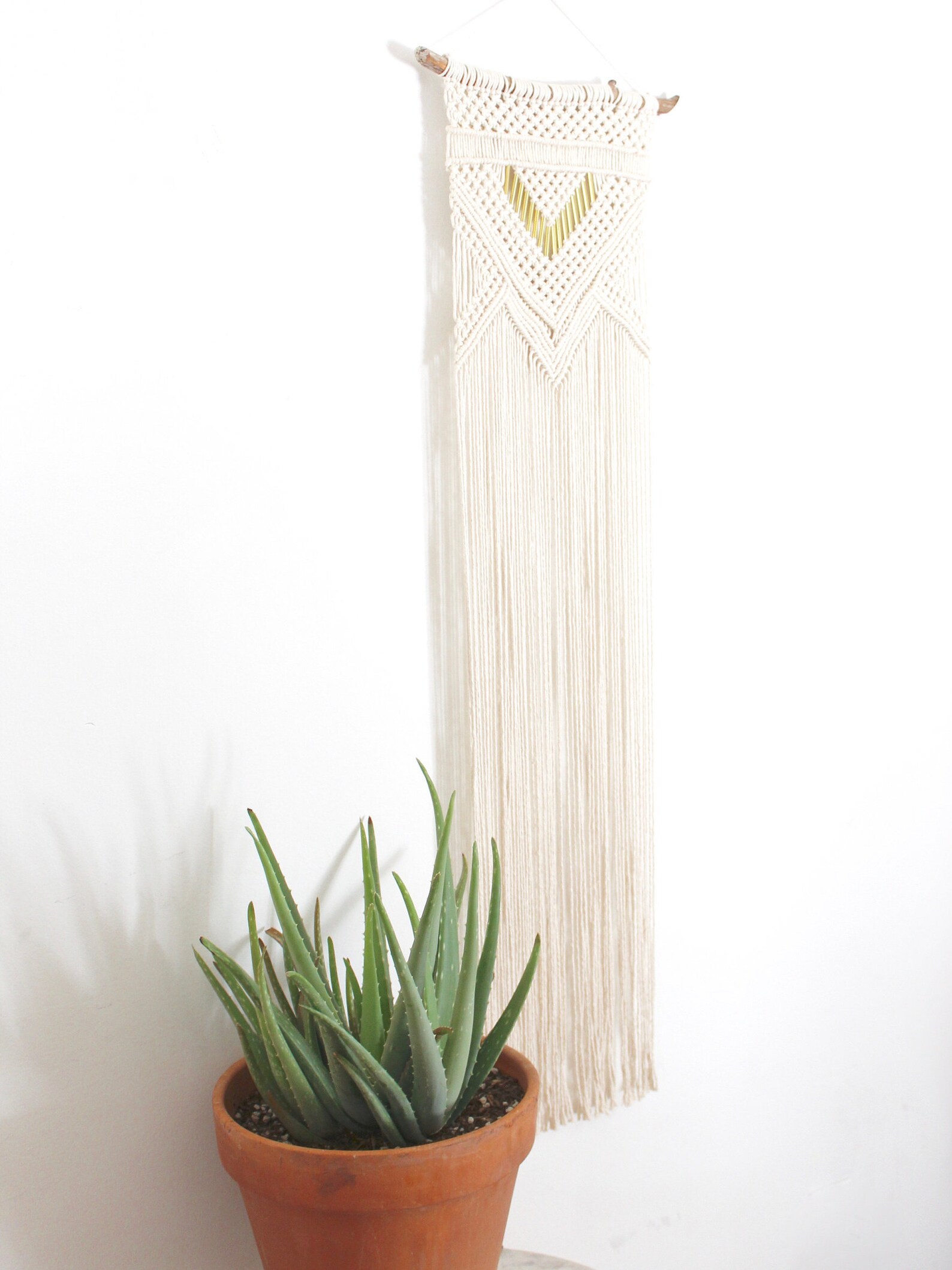 LONG Macrame Wall Hanging Modern Macrame Wall Art Macrame - Etsy