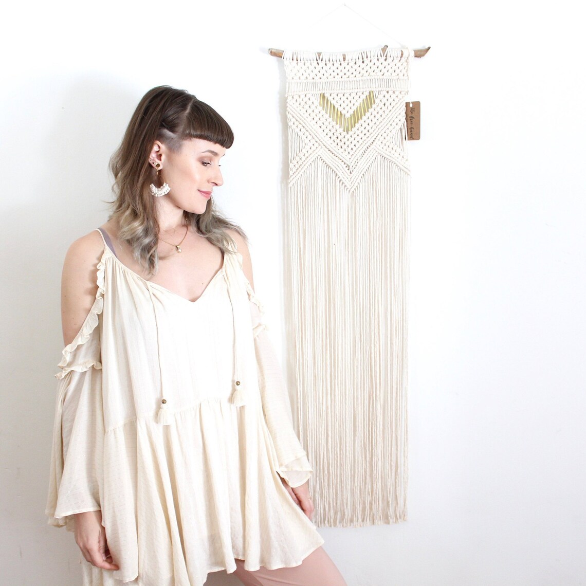 LONG Macrame Wall Hanging Modern Macrame Wall Art Macrame - Etsy