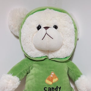 16 Inch Plush Halloween Teddy Bear Candy Corn Doll, Made by Kellytoy ...