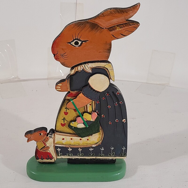 Wooden Bunny Stand - Etsy