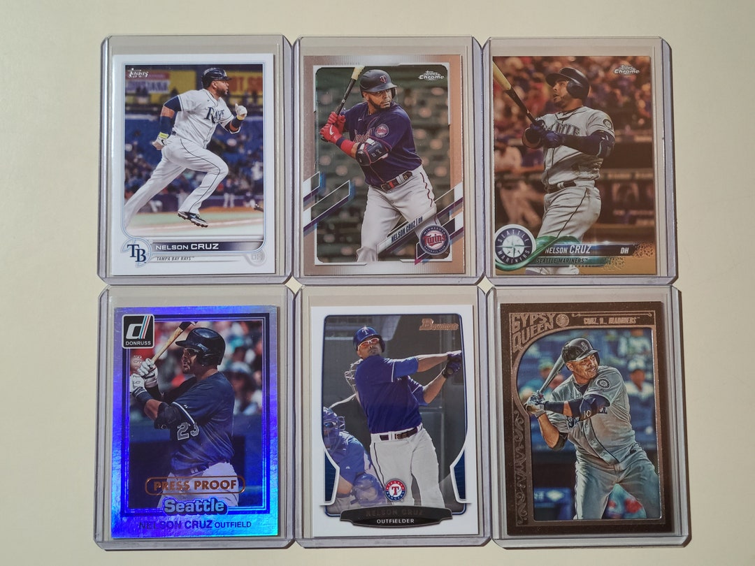 Nelson Cruz 6 Baseball Card Lot #ed Donruss Press Proof, #ed Topps ...