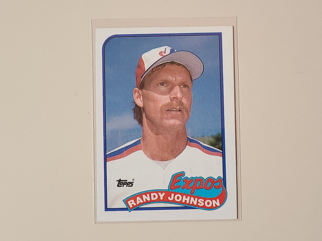 1989 Topps Randy Johnson RC Rookie Baseball Card - Etsy
