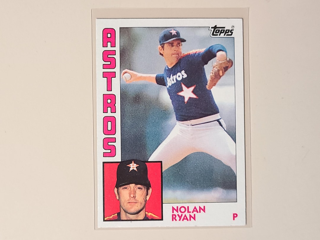 1984 Topps Nolan Ryan Baseball Card - Etsy