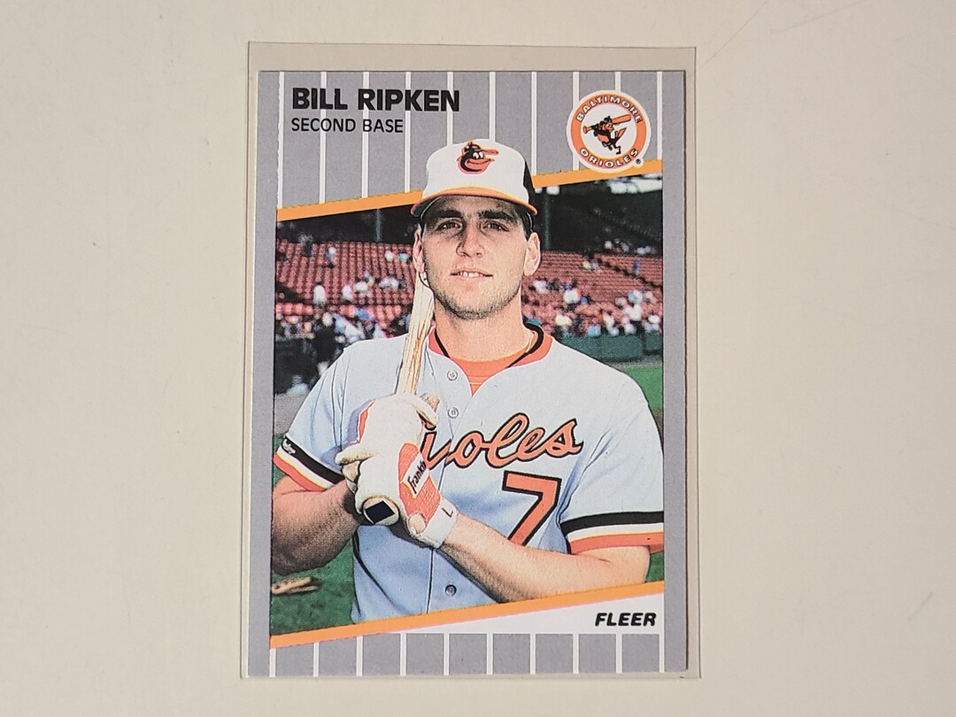 1989 Fleer Bill Billy Ripken Error Black Box Baseball Card - Etsy