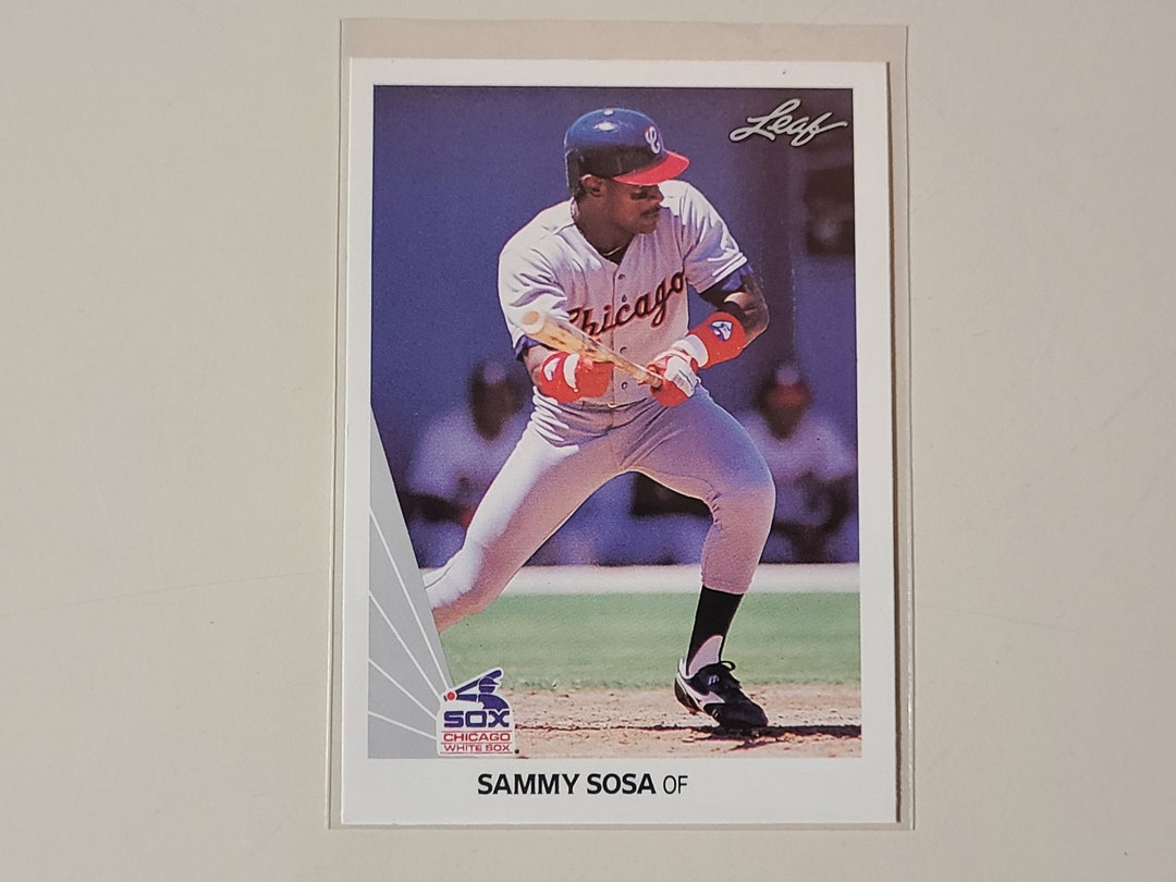 1990 Leaf Sammy Sosa RC Rookie Baseball Card - Etsy