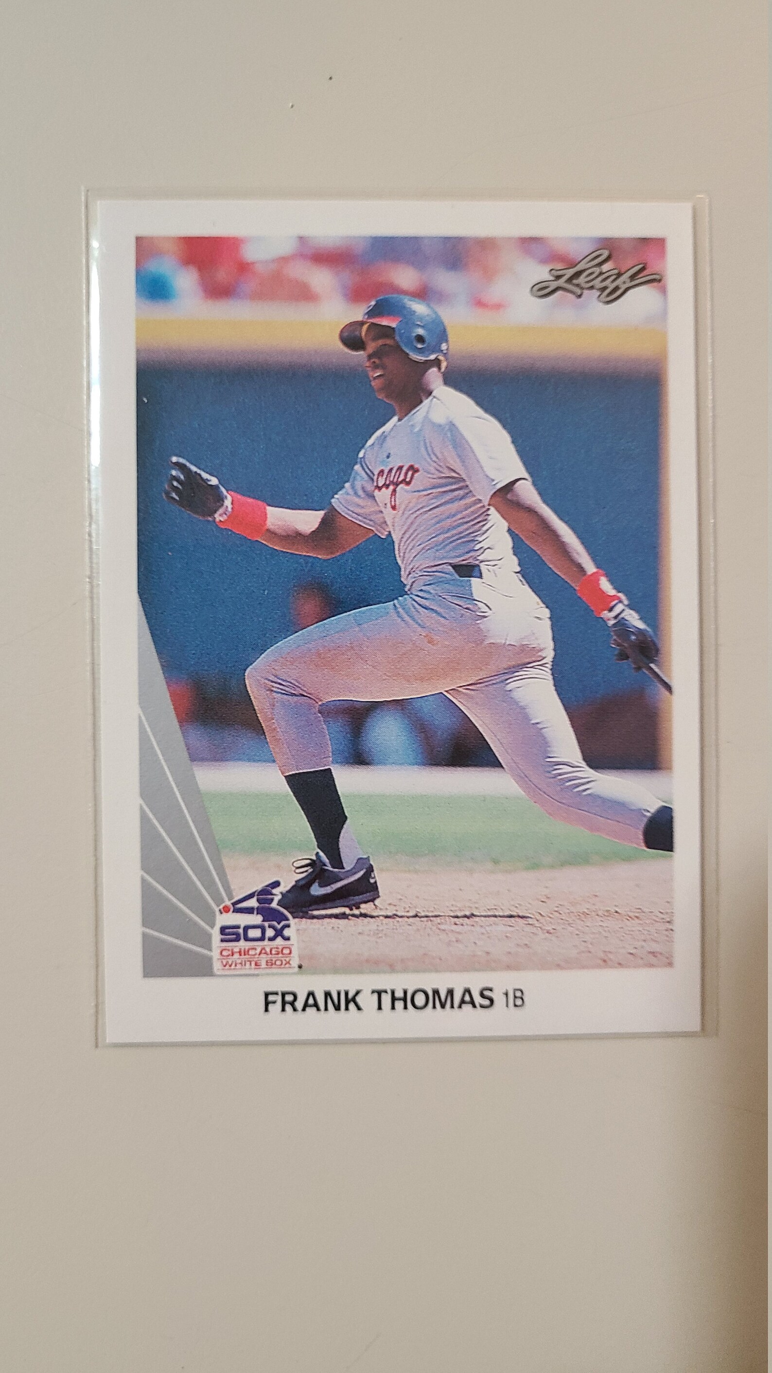 1990 Leaf Frank Thomas RC Rookie Baseball Card | Etsy