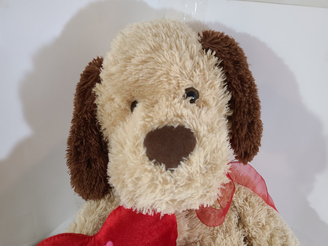 28 Inch Plush Puppy Dog Doll With "be Mine" Heart, Made by Dan Dee ...