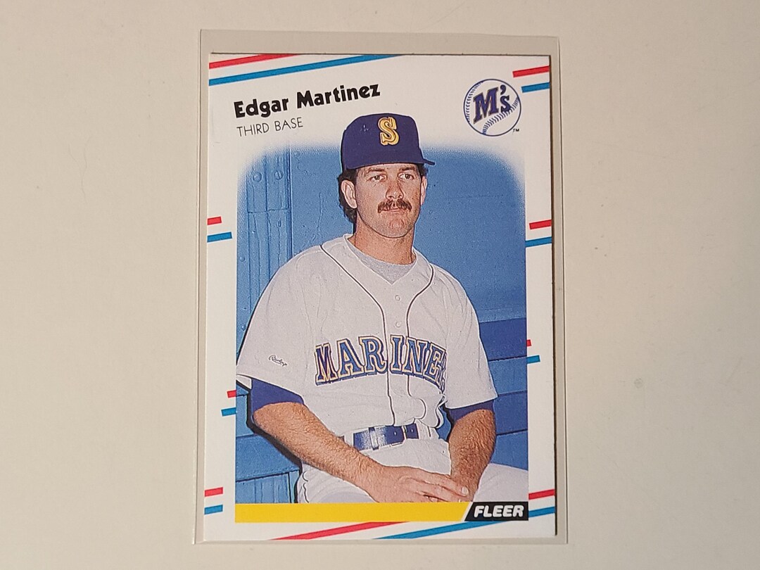1988 Fleer Edgar Martinez Rookie RC Baseball Card - Etsy