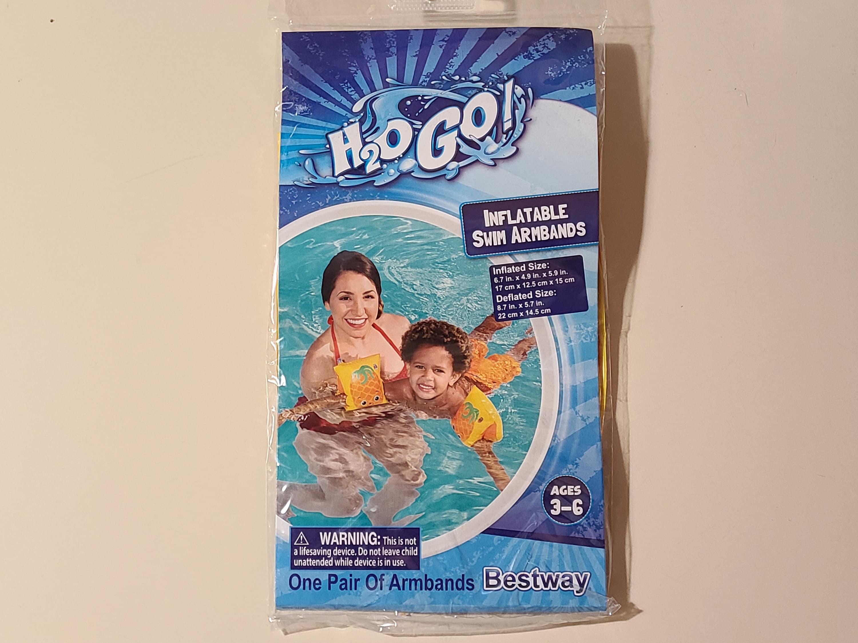 Inflatable Arm Band Floats Brand New Sealed for Ages 3-6 Years Dolphin ...