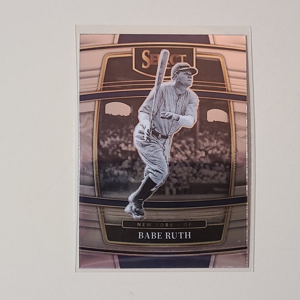 Babe Ruth Baseball Card - Etsy