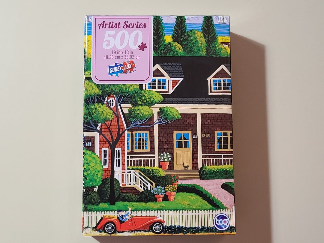 500 Piece Artist Series Puzzle: Tending the Garden, Made by Sure Lox ...