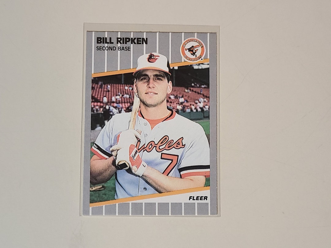 1989 Fleer Bill Billy Ripken Error Black Box Baseball Card - Etsy