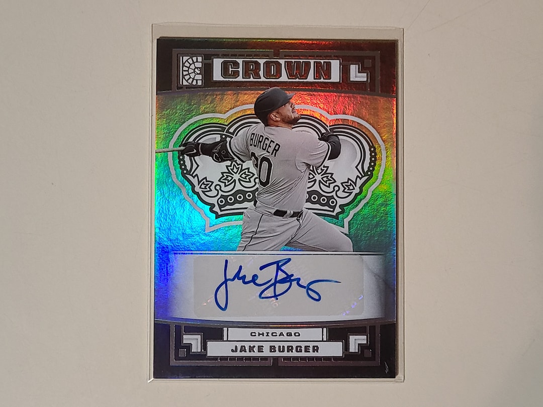 Jake Burger 2022 Panini Capstone Crown RC Rookie AUTO Autograph ...