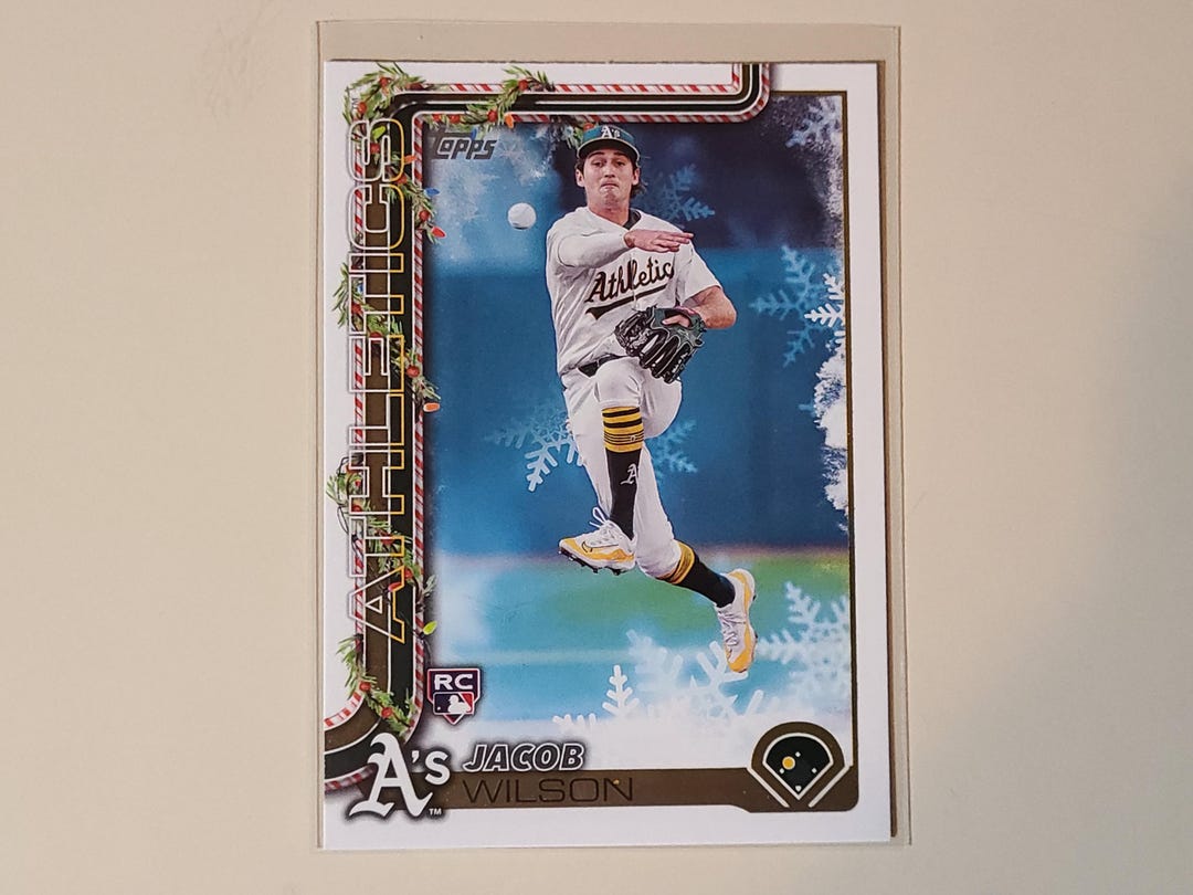 Jacob Wilson 2025 Topps Holiday RC Rookie Baseball Card - Etsy