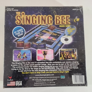 The Singing Bee Board Game With CD Brand New & Sealed - Etsy