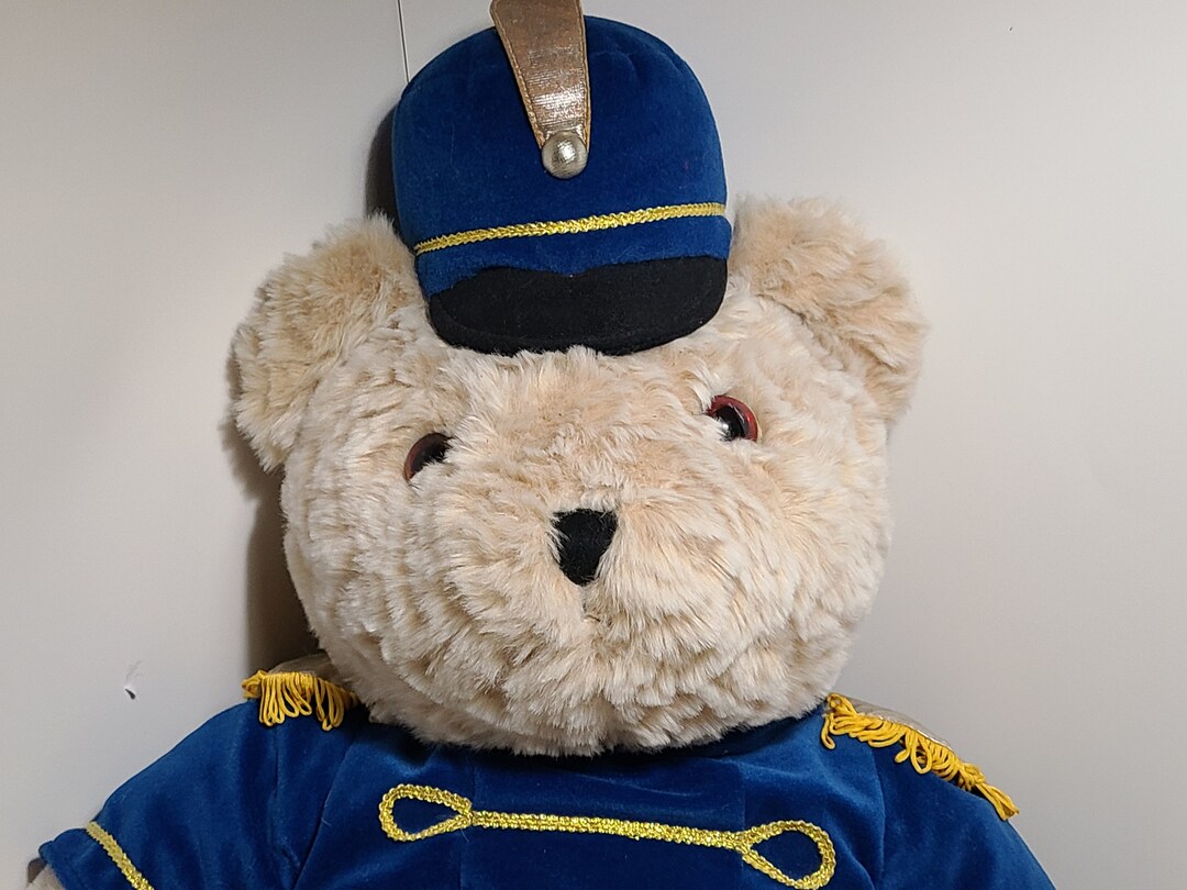 28 Inch Plush Stuffed Holiday Soldier Teddy Bear Doll, Made by Jcpenney ...