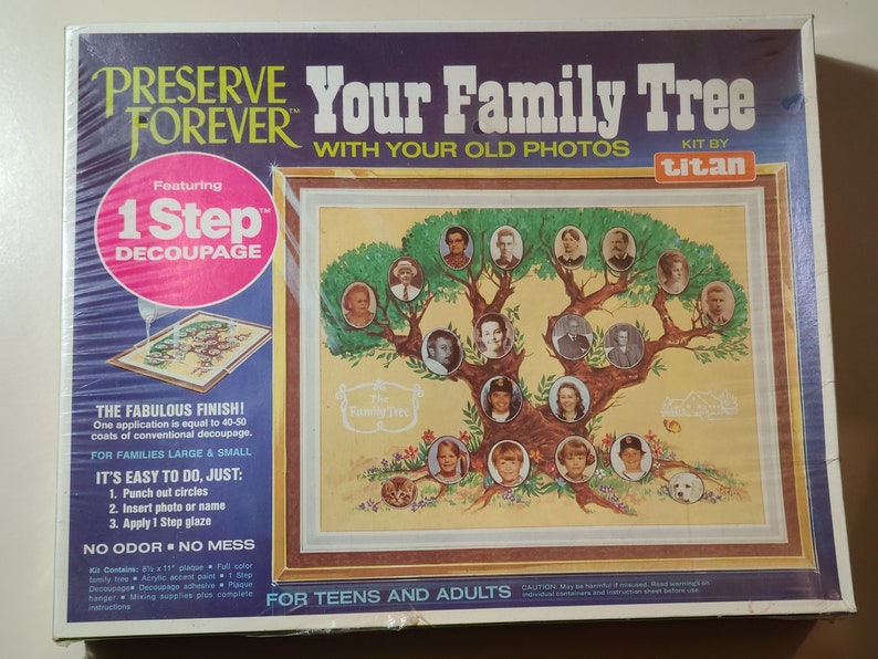 Preserve Forever Your Family Tree With Your Old Photos Kit by Titan ...