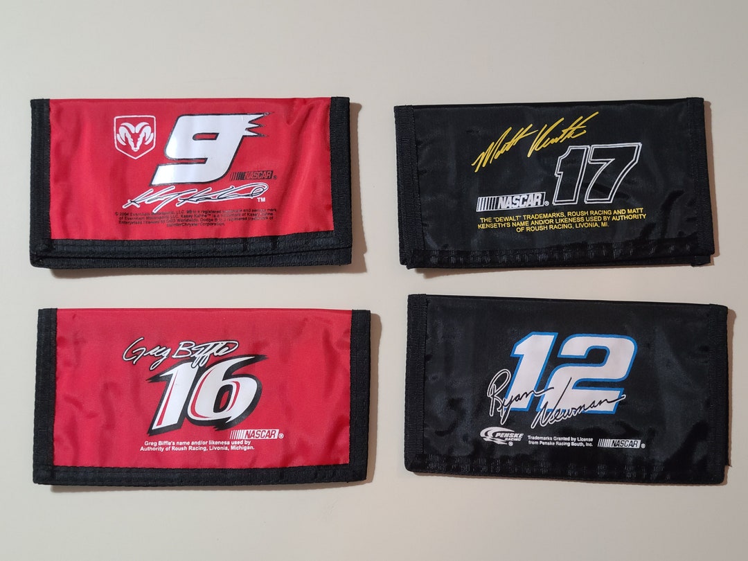 Pick a NASCAR Nylon Checkbook Cover Wallet NEW Greg Biffle - Etsy