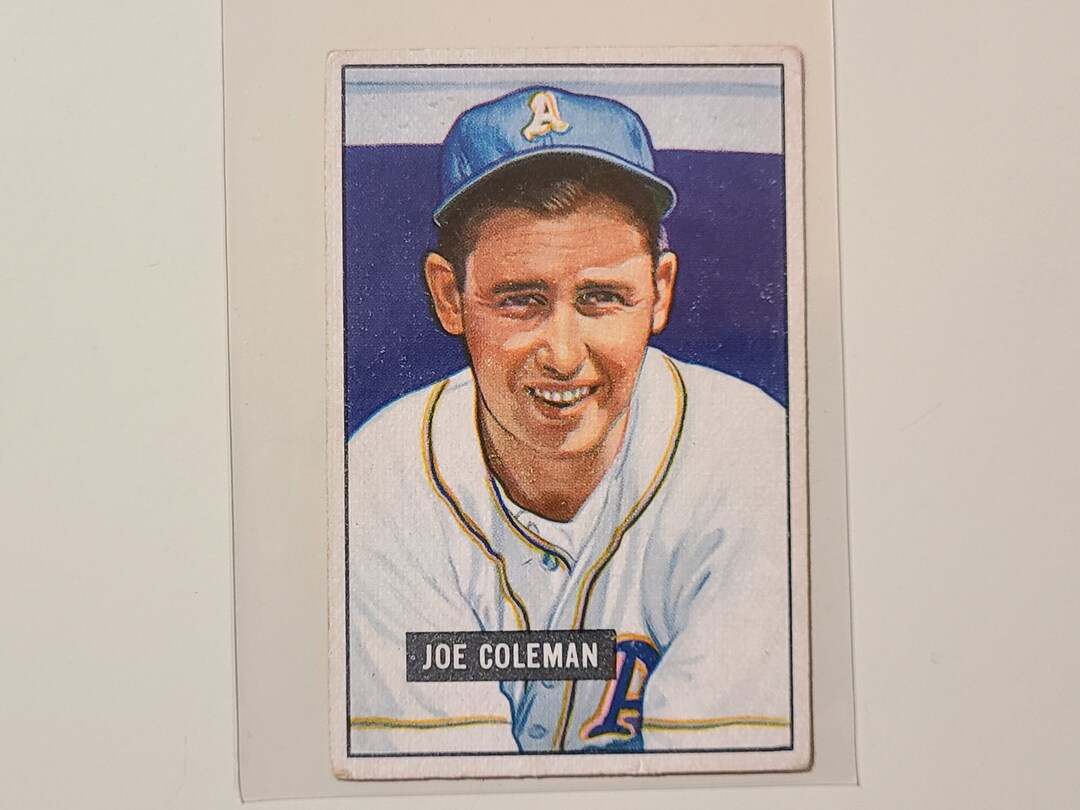 1951 Bowman Joe Coleman Baseball Card Excellent Condition - Etsy