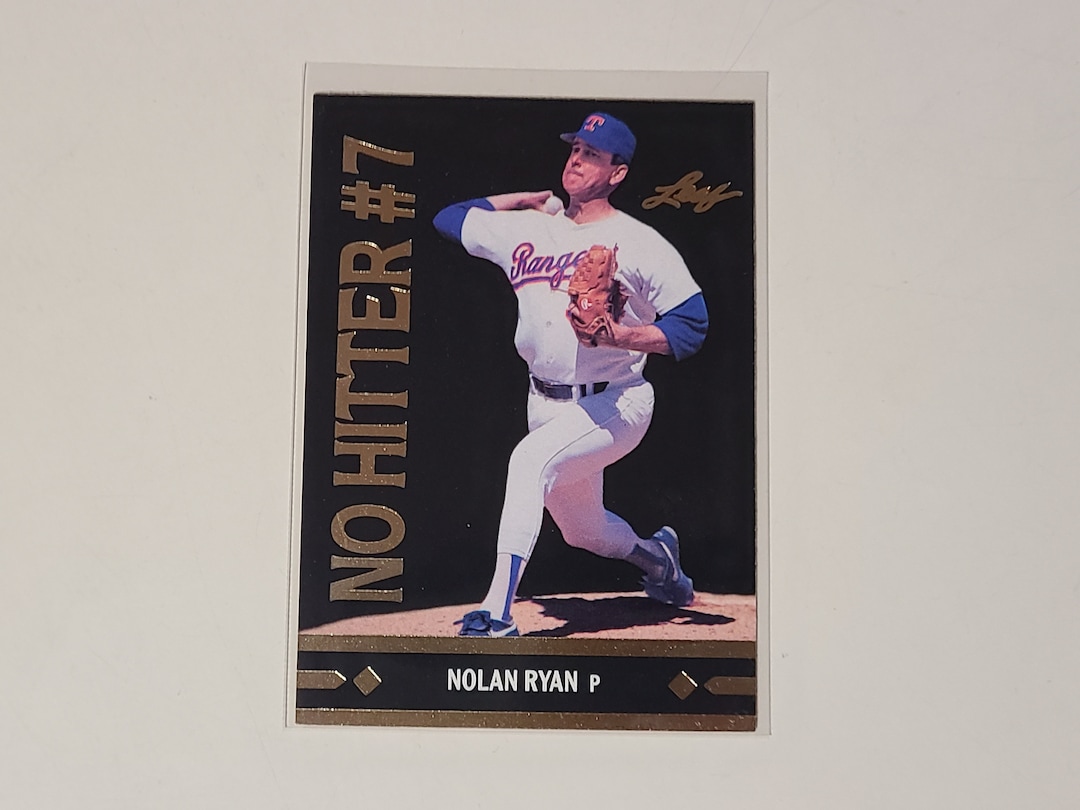 Nolan Ryan 1991 Leaf Gold Moments No Hitter #7 Baseball Card - Etsy