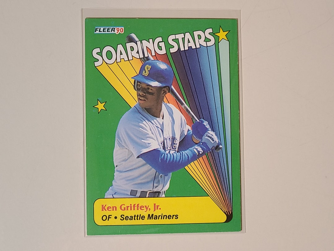 Ken Griffey Jr. 1990 Fleer Soaring Stars 2nd Year Baseball Card - Etsy