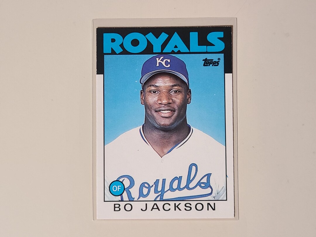1986 Topps Traded Bo Jackson XRC RC Rookie Baseball Card - Etsy