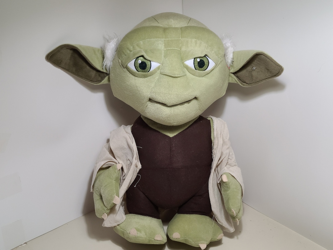 20 Inch Plush Star Wars Yoda Doll, Made by Gemmy Industries, Good ...